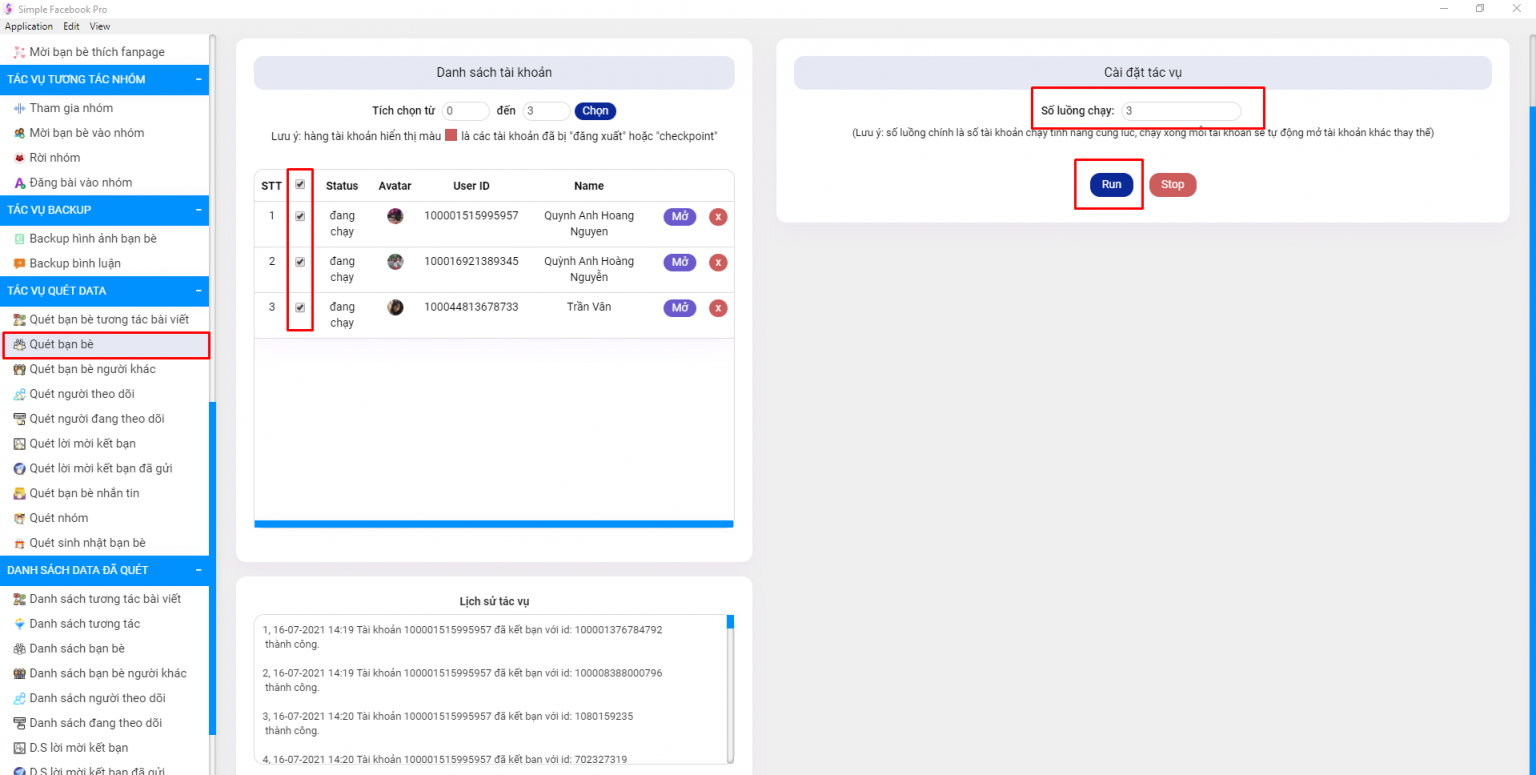 Hướng dẫn sử dụng Simple Facebook Pro mới nhất 2021 - Quy trình nuôi ...